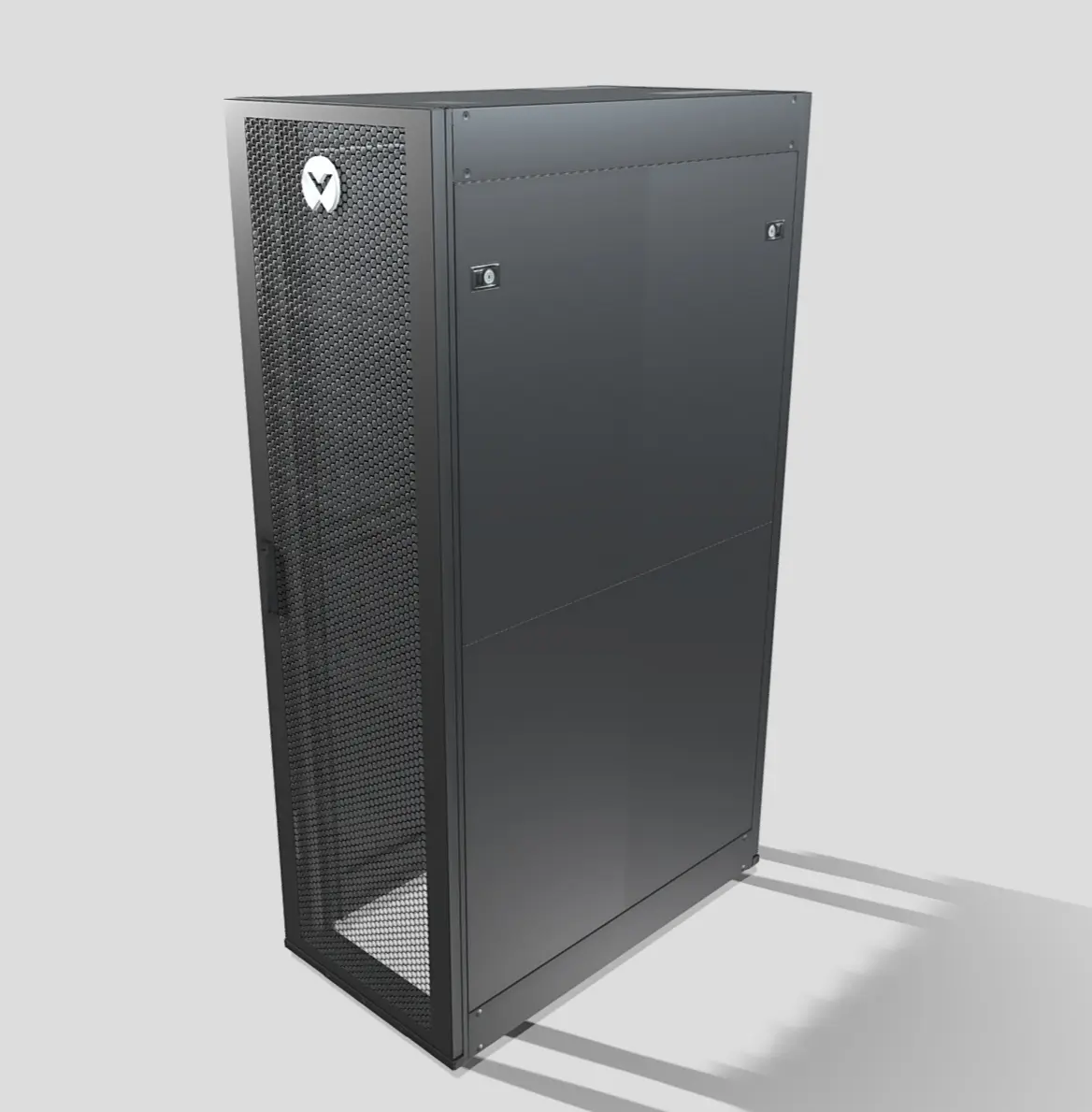 Vertiv VE Rack Cabinet SR-V081222SF – 48U x 800W x1200D Perforated ...